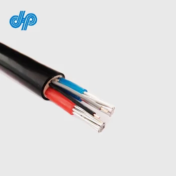 10mm2 Pvc Insulated Single Phase Concentric Aluminium Cable With Two ...