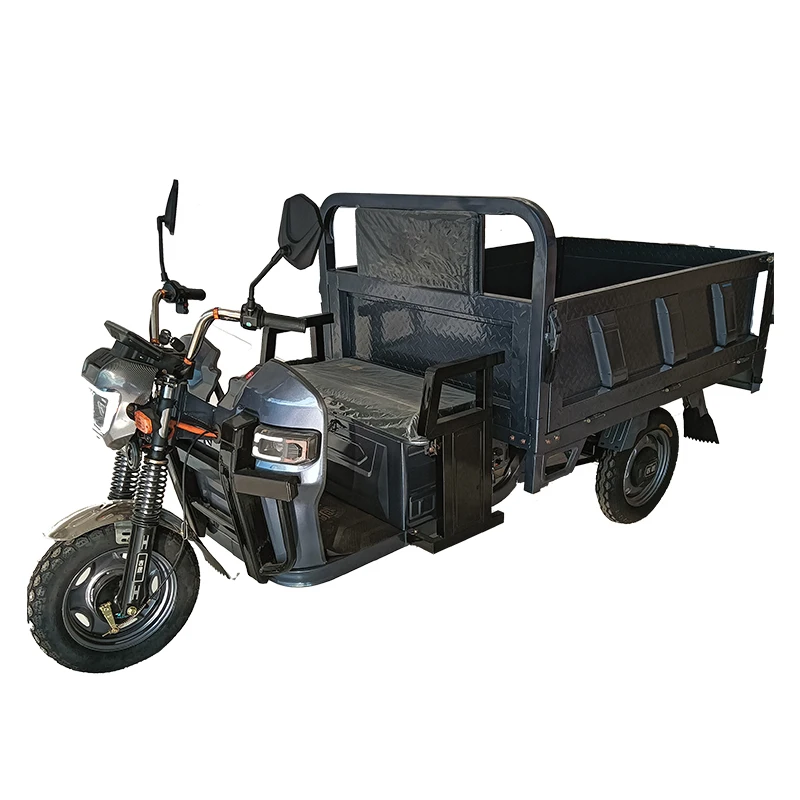 Electric Cargo Tricycle With Motor Strong Powerful Cargo Box Load ...