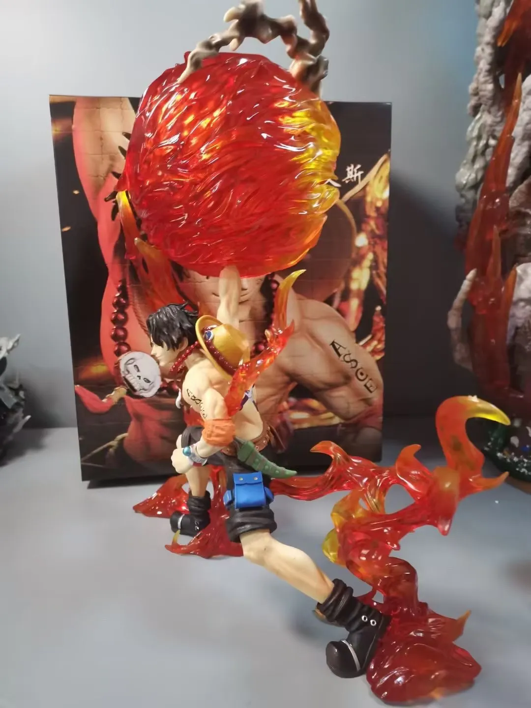 Anime One Pieced Ace Action Figure Toys Portgas D Ace Manga Figurine Gk ...