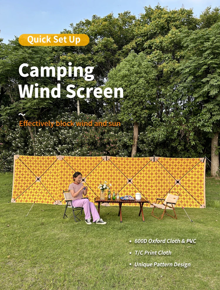 Beach Windbreaker - Durable Sunshade for Outdoor Camping