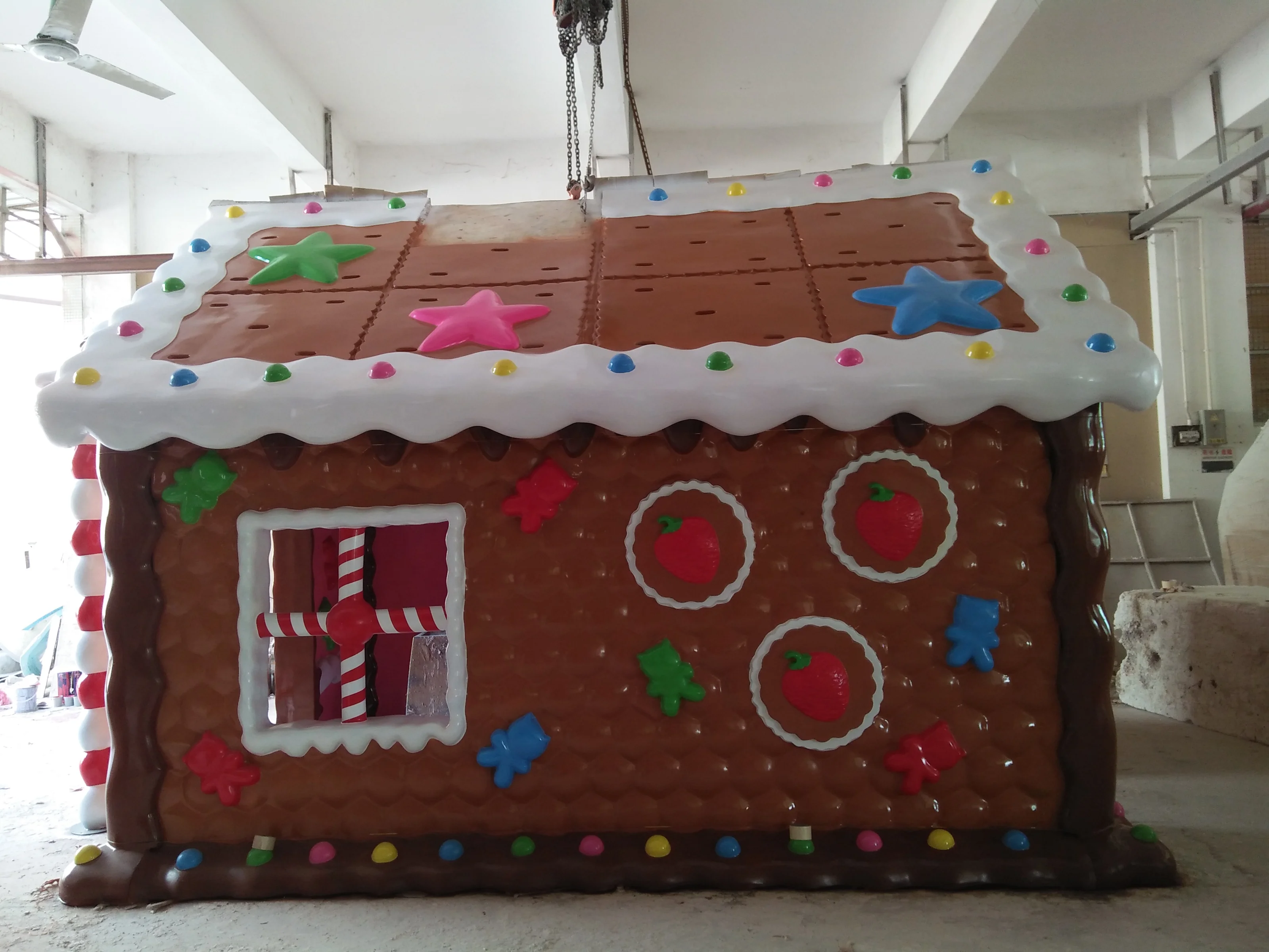 Outdoor Christmas Village - Durable Fiberglass Decorations
