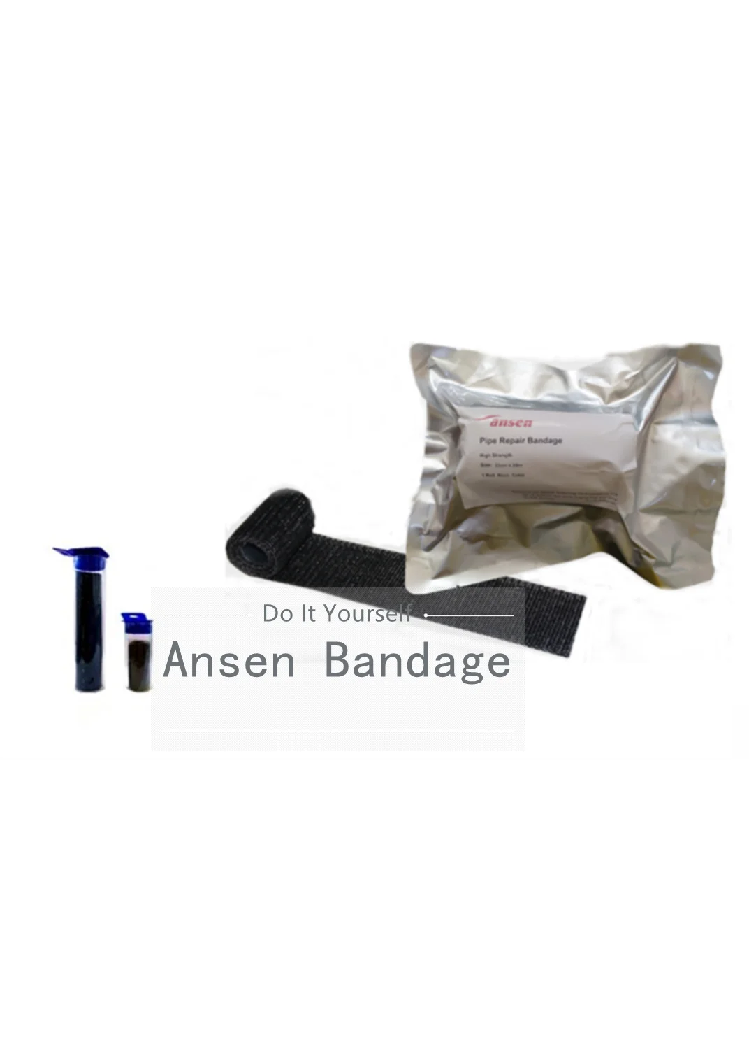 Polyurethane Resin Pipe Repair Bandage - Fiberglass Wrap