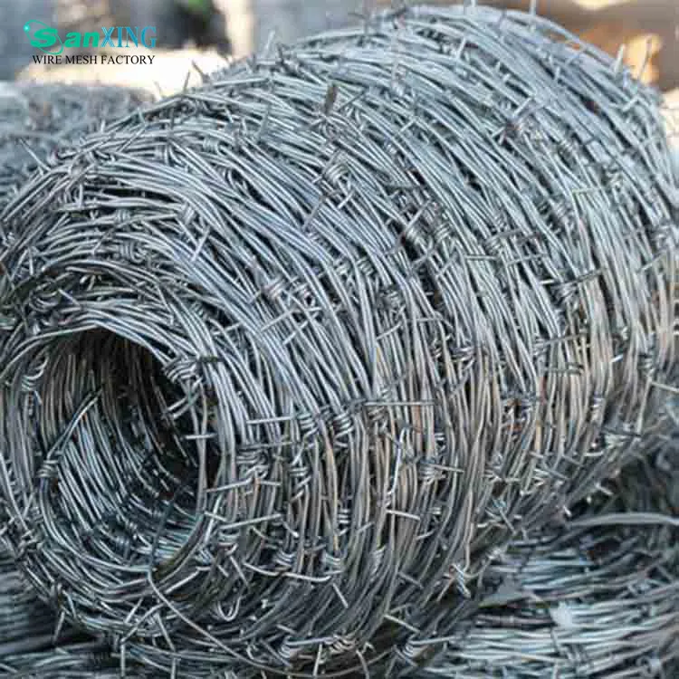 Anti-corrosion Pvc Coated Galvanized 500m Barbed Wire Price Roll For ...