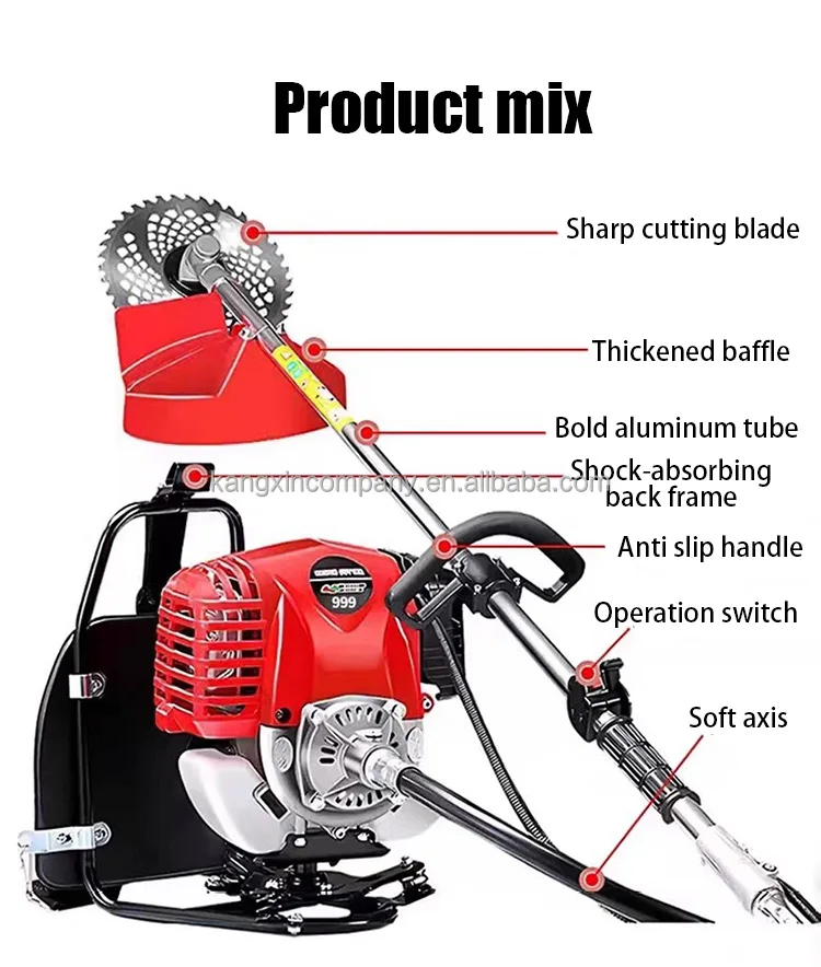 Backpack Mini Mowers Field Manual Lawn Mower Small Power Tiller Hand ...