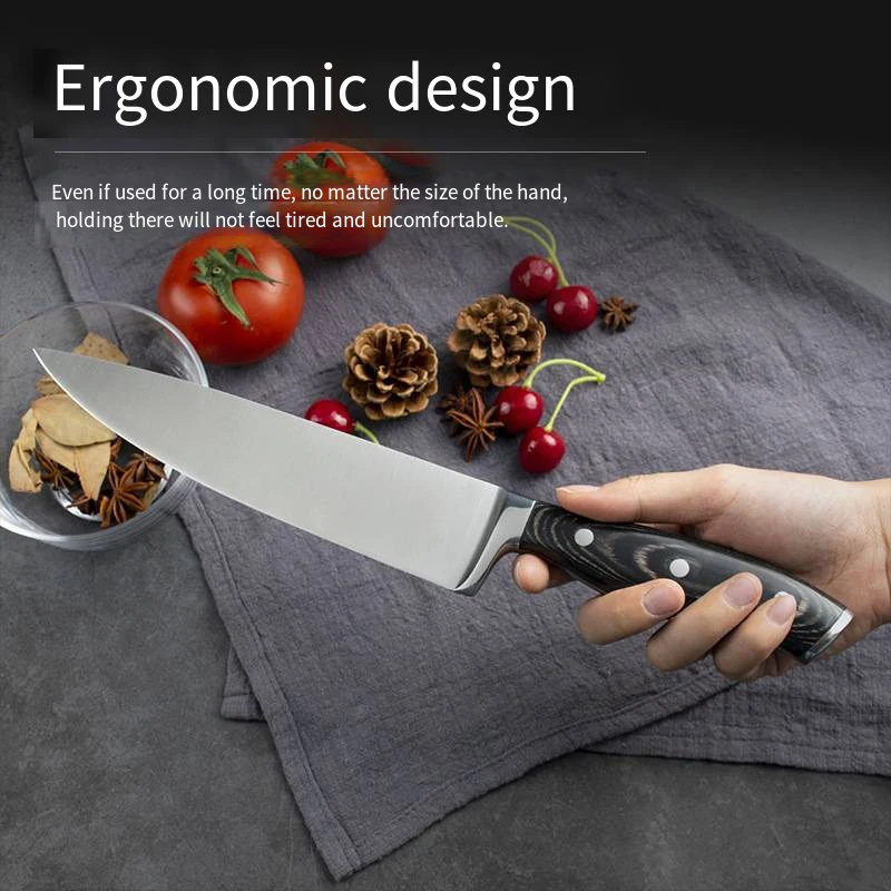 Kitchen Knives Stainless Multi-purpose Slicing Paring And Steak Kitchen ...