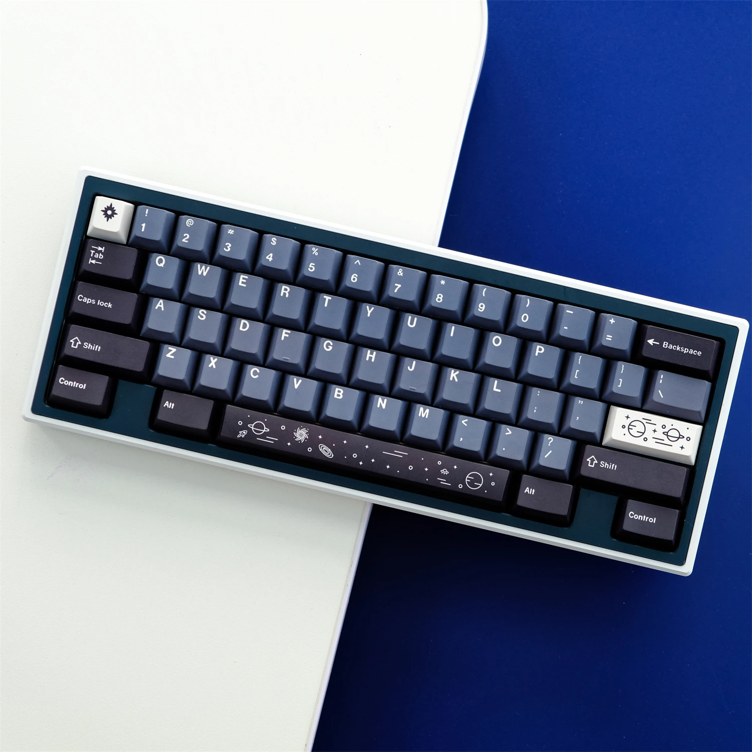 129 Keys Gmk Milky Way Pbt Keycaps Custom Cherry Profile Keycaps For ...