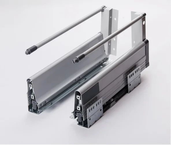 Buffer Damping Drawer Slide Tandem Box With Aluminium Bar For Kitchen ...