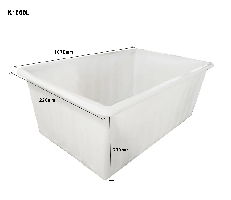 Poly Food Grade 1000L Plastic Water Container Tubs - Durable Tanks for ...