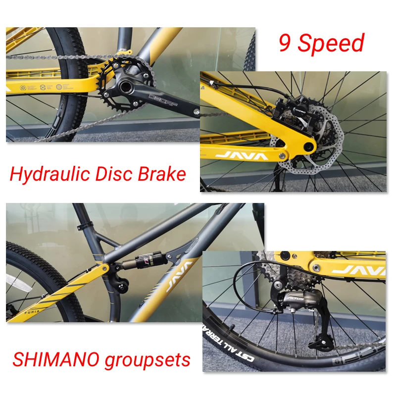 Carbon Mtb Java Bike Saltafossi - Full Suspension 29 Inch