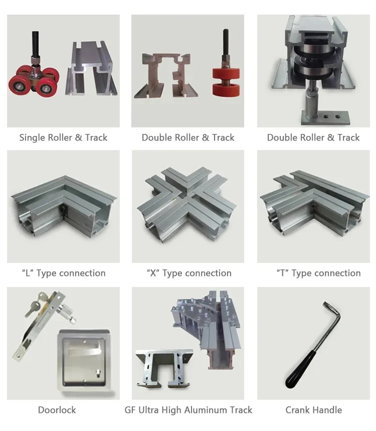 Operable Movable Partition Roller Aluminum Track for Office