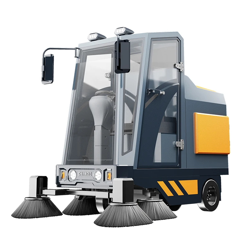Chancee U190C Battery Operated Parking Lot Vacuum Sweeper Automatic ...