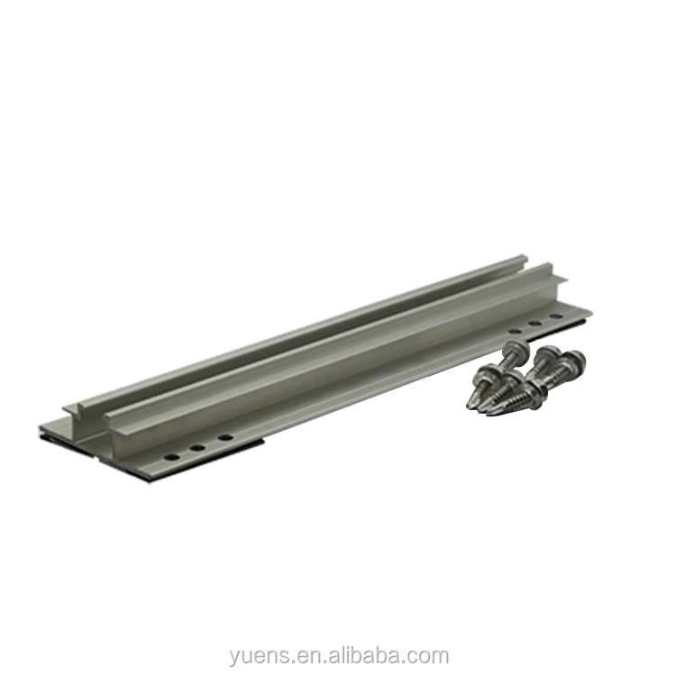 Yuens Metal Roof Aluminum Solar Pv Panel System Mounting Structure Mini ...
