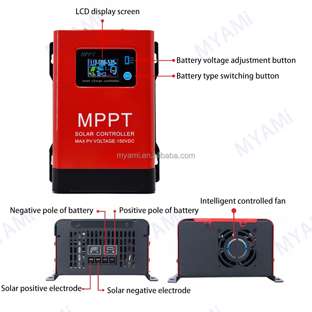 Myami MPPT Solar Charge Controller - Efficient Power Management