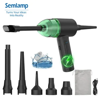 Mini Vacuum Cleaners Wireless Handheld Car Vacuum Cleaner 12000pa 4 In1 Rechargeable Powerful ...