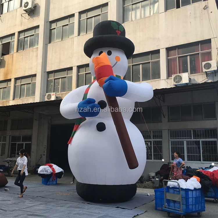 20ft Giant Outdoor Inflatable Christmas Snowman For Yard Decoration ...