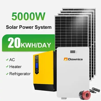 Solar Complete Set 3kw 5kw 10kw 15kw Hybrid Solar Power System Solar ...