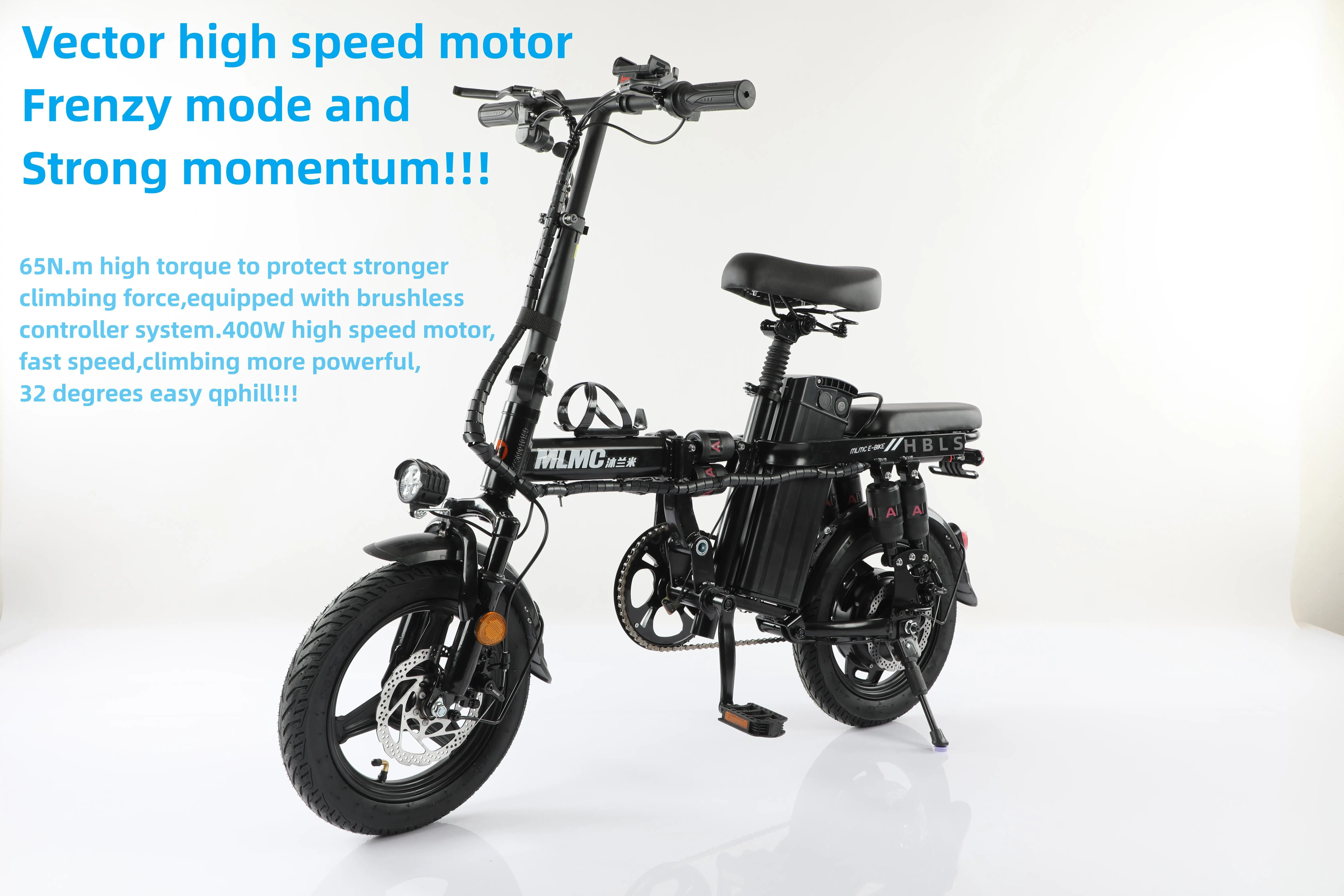 Shop Our Folding Electric Bikes - 400W, 48V, 14-Inch LCD