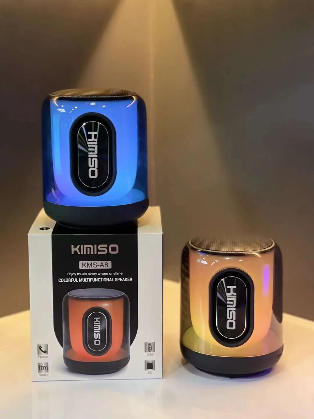 KIMISO KMS-A8 Wireless Mini Speaker - Portable & Customizable