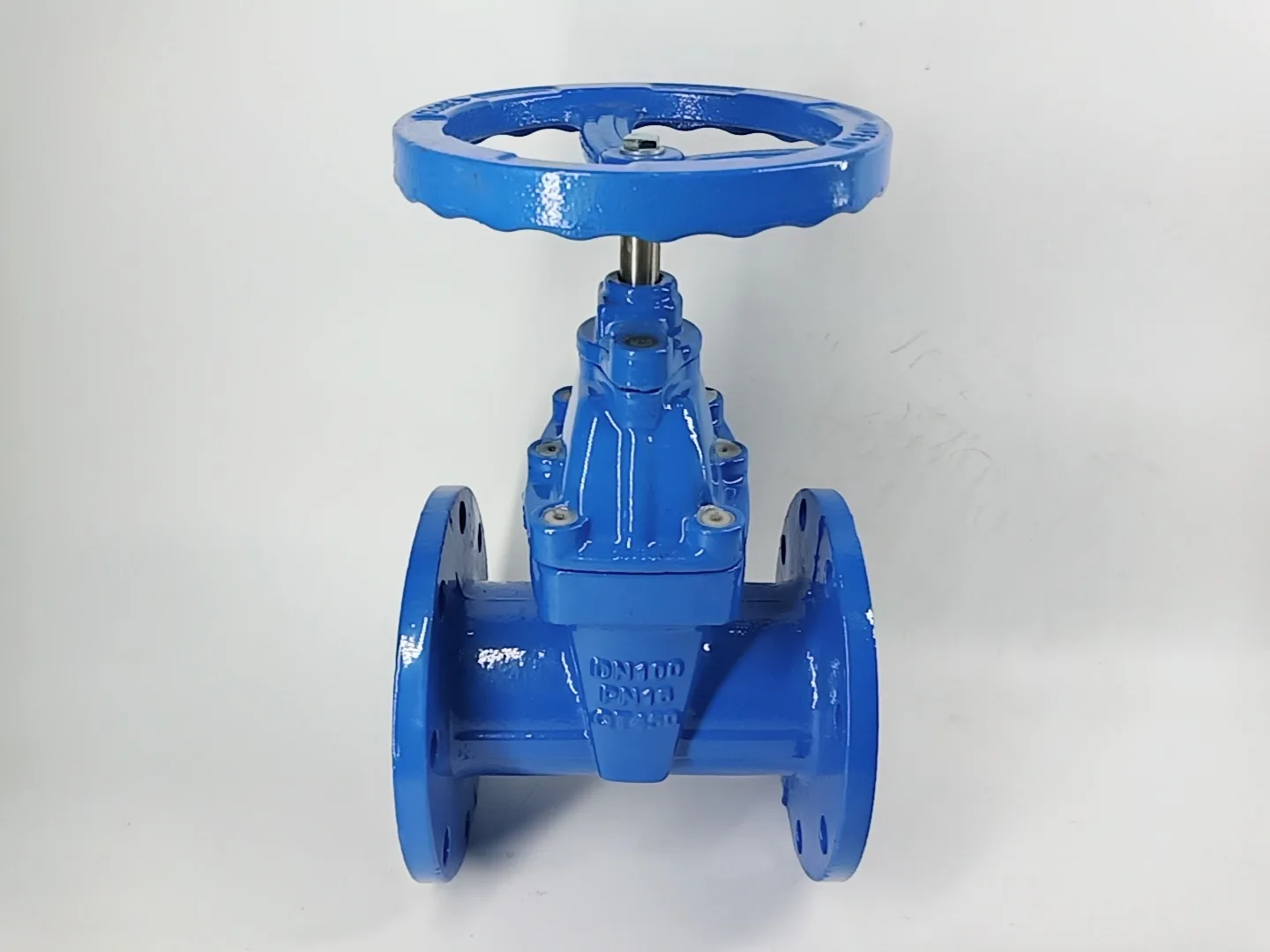 PN10 PN16 Soft Seal Flange Ductile Iron Gate Valves