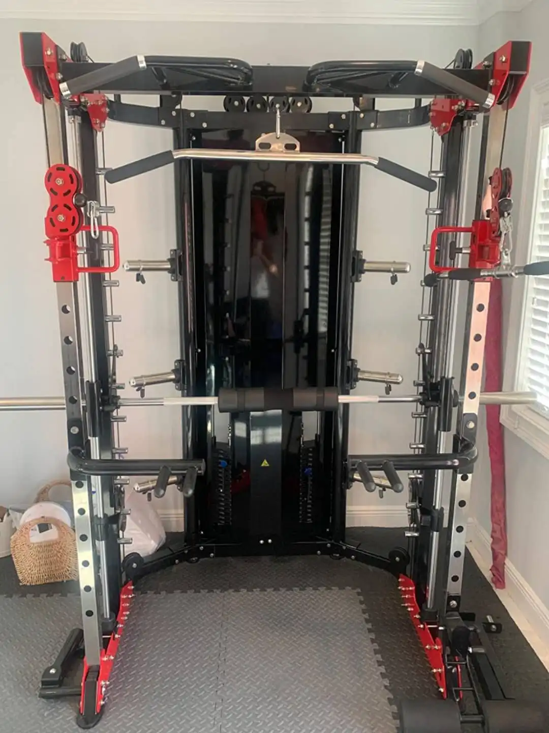 Functional Trainer Smith Machine Keep Fit Multi Functional Machine ...
