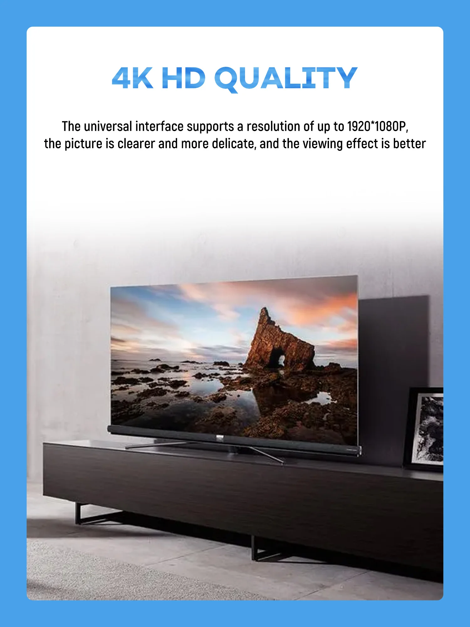 Sales 3D 1080P 4K 30Hz High Speed 1m Gold Plated for HDTV Cheap 2K 4K ...