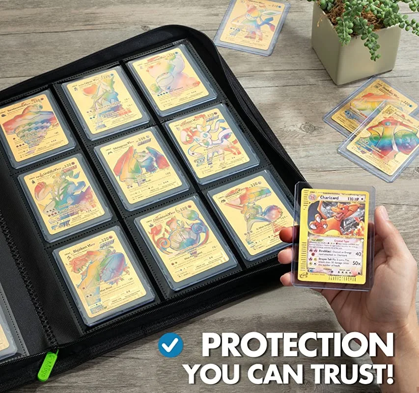 Top Loader Binder Card Album Wholesale 4 9 12 Pocket Toploader Binder ...