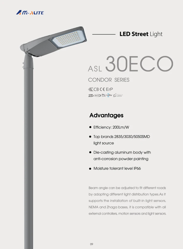 Iot Based Smart Street Lighting E New Design 50 Watt Led Street Light ...