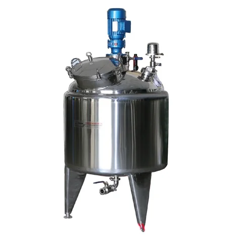 Enclosed cooking soy milk tank / Batching tank. /Stainless steel tank ...