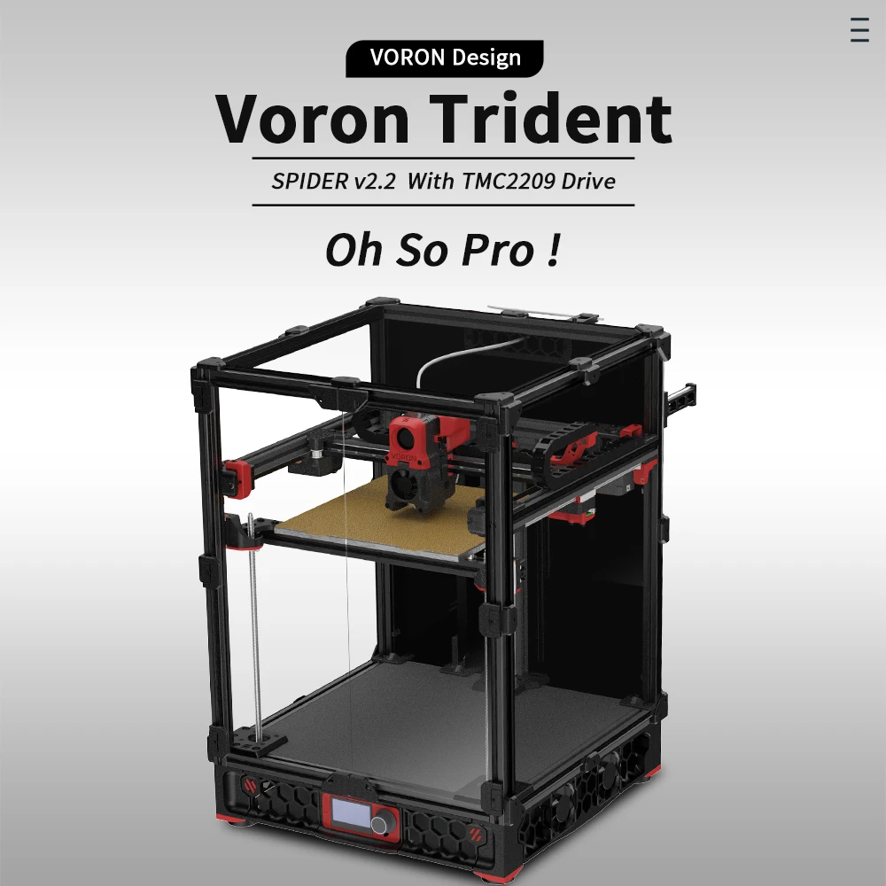 High Quality Voron Trident Kit Diy 350mm Corexy 3d Printer Kit With Premade Wiring Harness - Buy ...