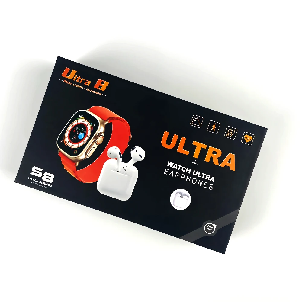 2023 Smartwatch Fashion Series 8 Ultra 8 Smart Watch 2 In 1 With ...