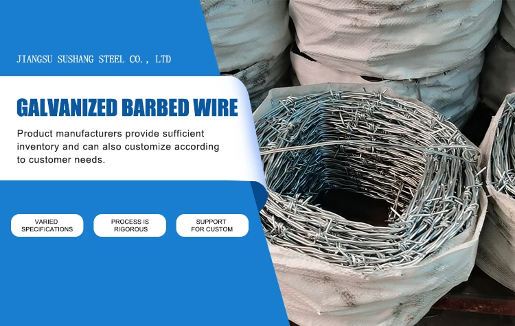 Factory Industrial Galvanized Barbed Fence Wire - Buy Galvanized Barbed ...