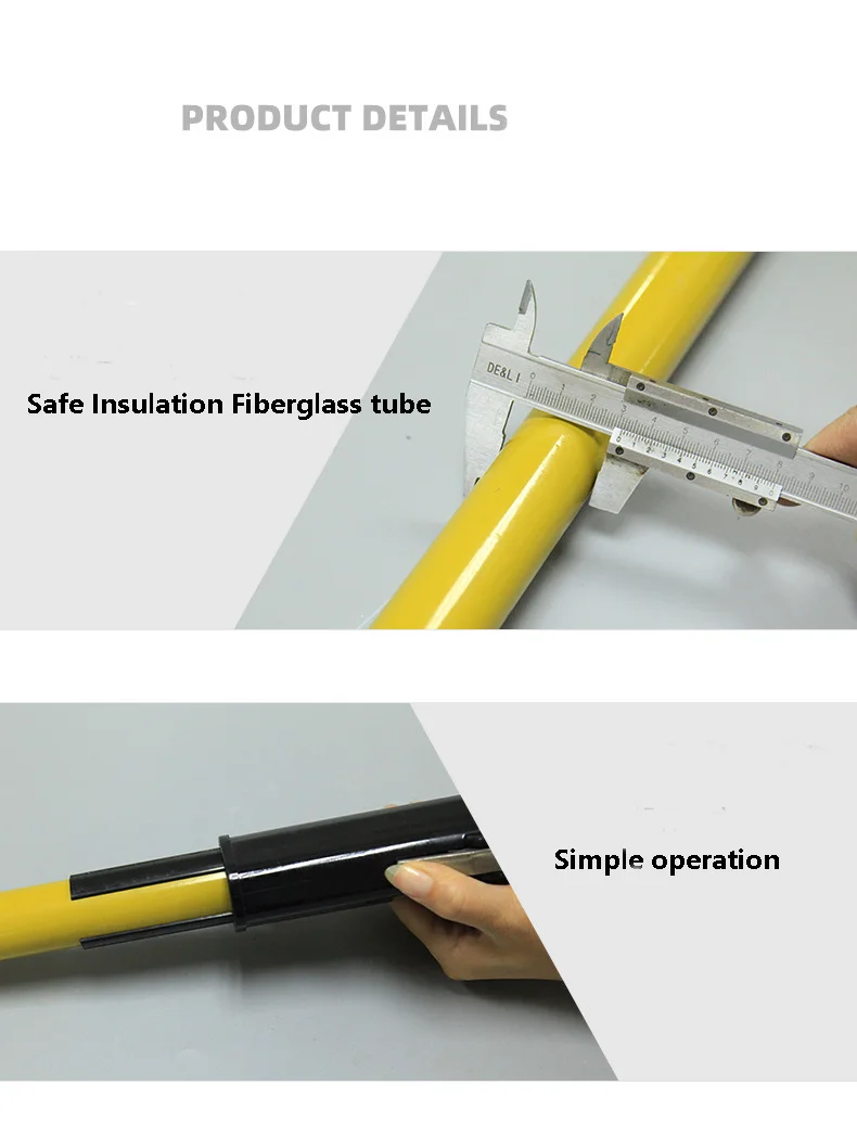 1.45M High Voltage Fiberglass Shotgun Hot Stick - TID POWER