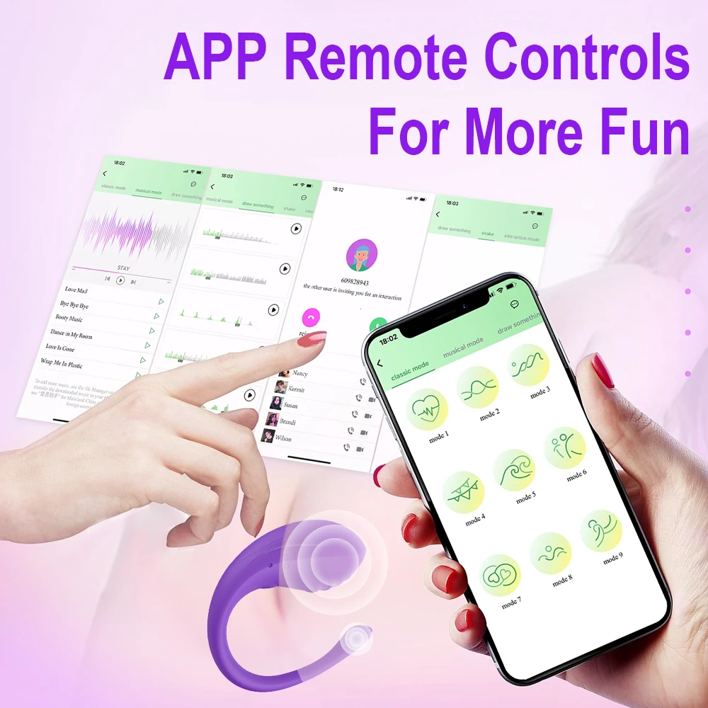 New Design Smart App Controller Mini Love Vibrating Egg Wireless Remote ...