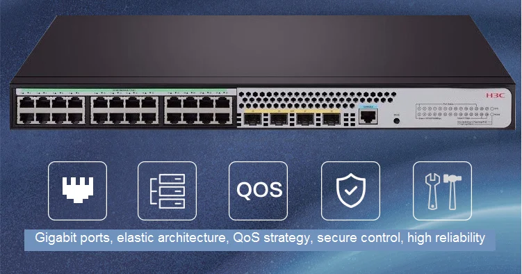 H3c S5120v3-52p-li 48-port Gigabit Ethernet+4 Gigabit Fiber Optic Weak ...