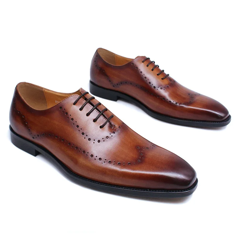 Sh12508a Square Toe Formal Shoes Men Black Shoes 2024 Chaussure ...