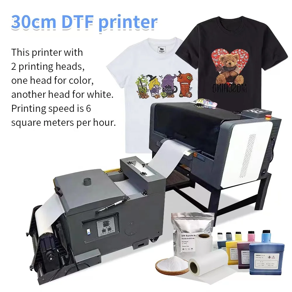 Factory Dtf Printer Powder Shaking Dryer Machine Work With Dtf Pet Film Print - Buy Funsun 30cm ...