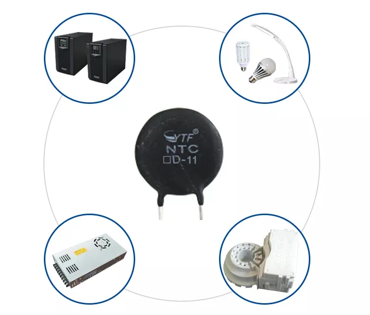 Power Mf72 50d 9 Ntc Thermistor 50 Ohm Resistor 9mm For Electronic ...