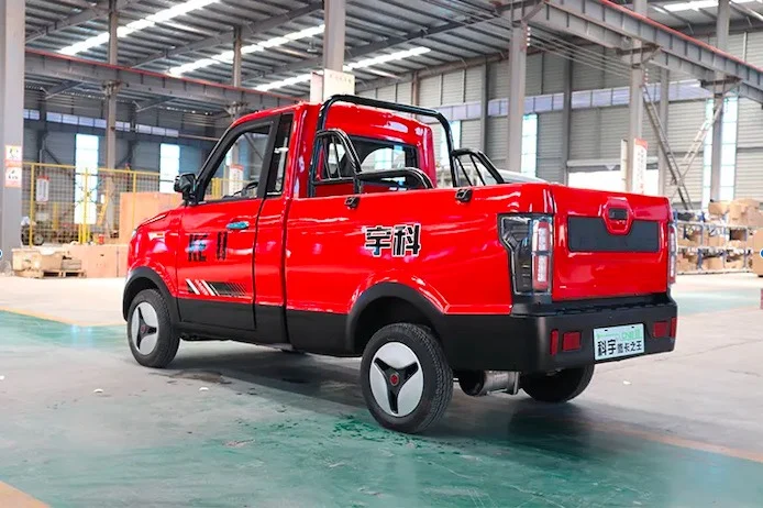 Keyu Mini Electric Truck 4x4 High Performance Long Delivery Electric Ev ...