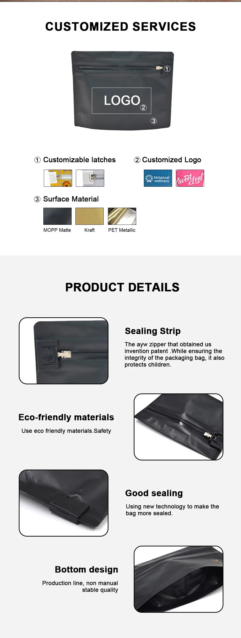 Biodegradable Child Resistant Exit Bags - Smell Proof