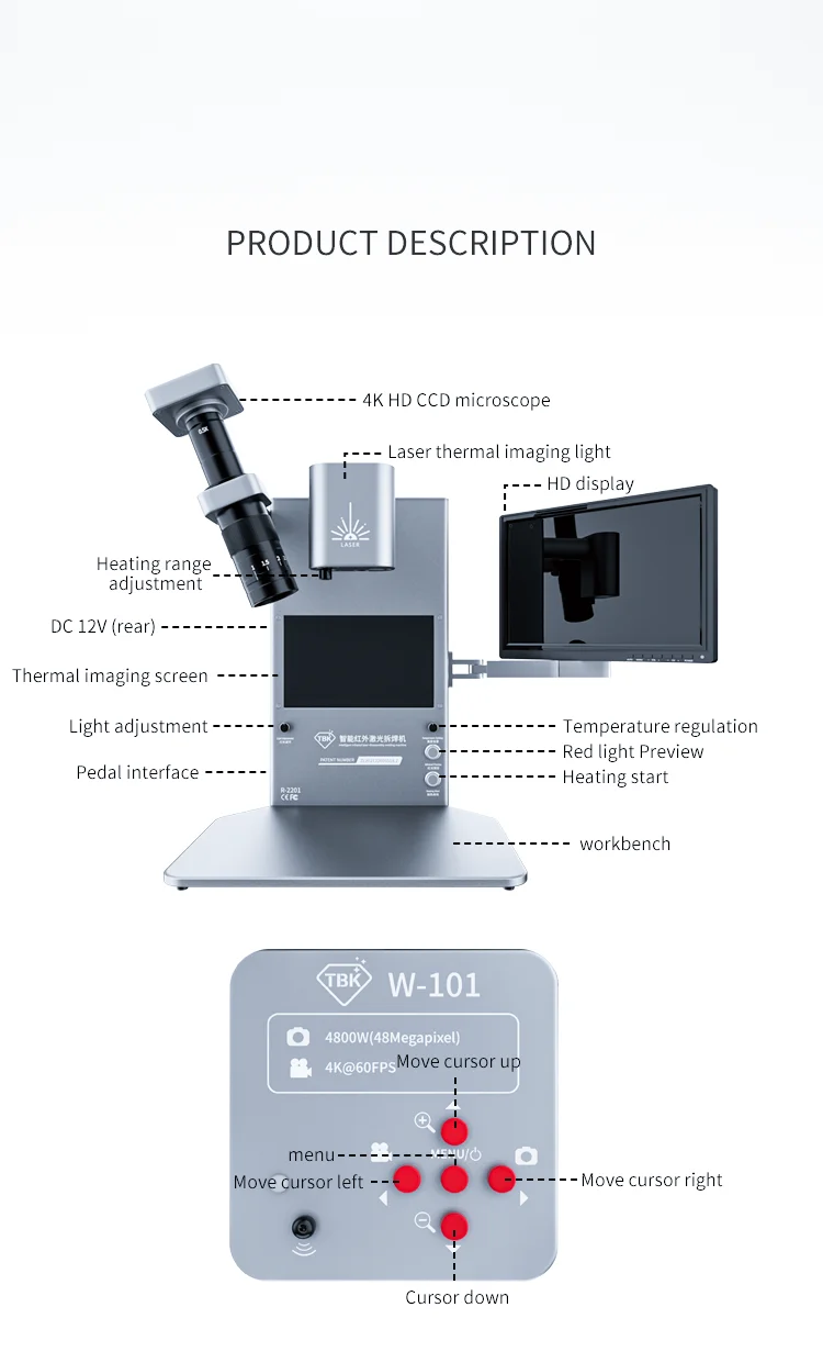 Tbk Trinocular Microscope Mobile Phone Repairing For Motherboard ...