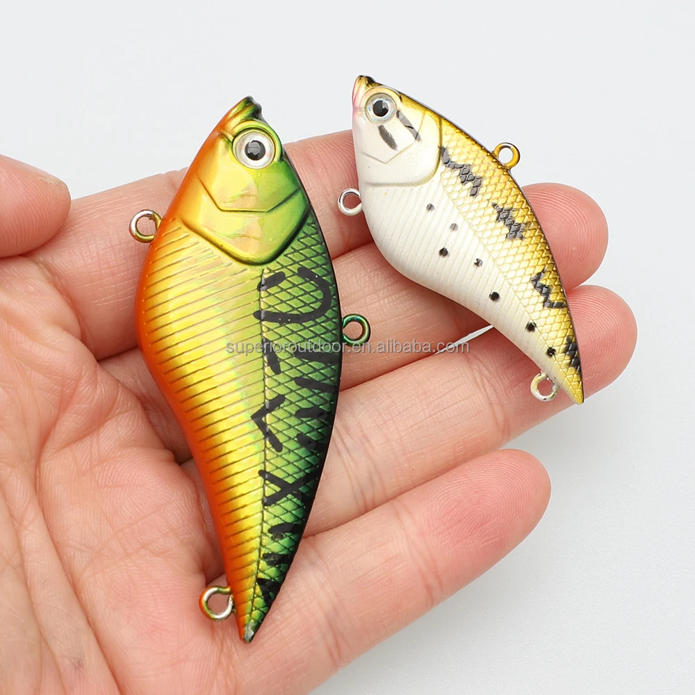 Superiorfishing Vibe Lure 55mm 68mm Vibration Lure Hard Abs Bait Vib ...