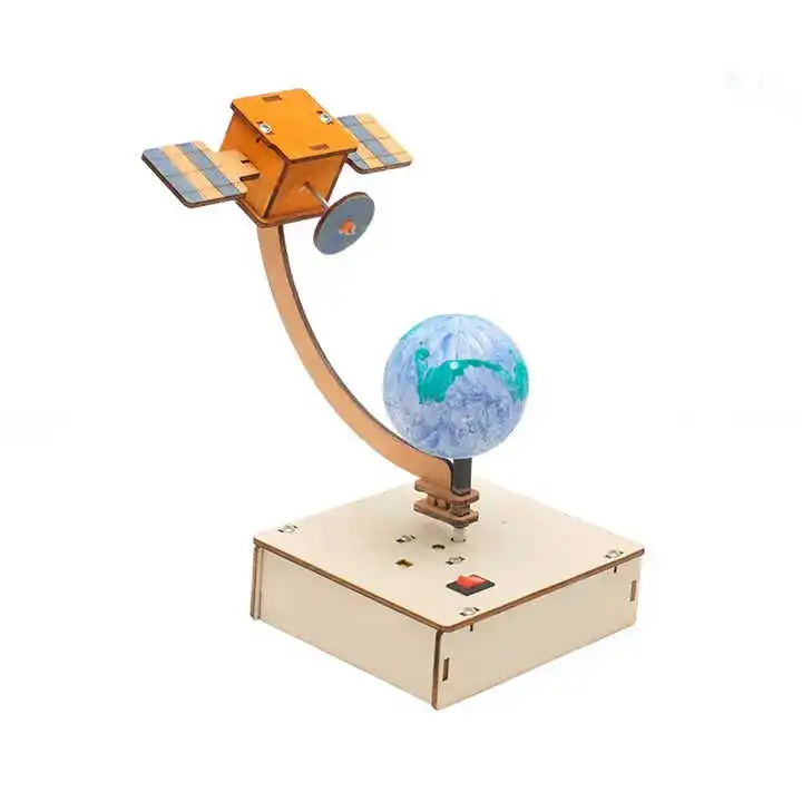 Kids Diy Physical Space Stem Kits Satellite Orbit Gso Rotation Science ...