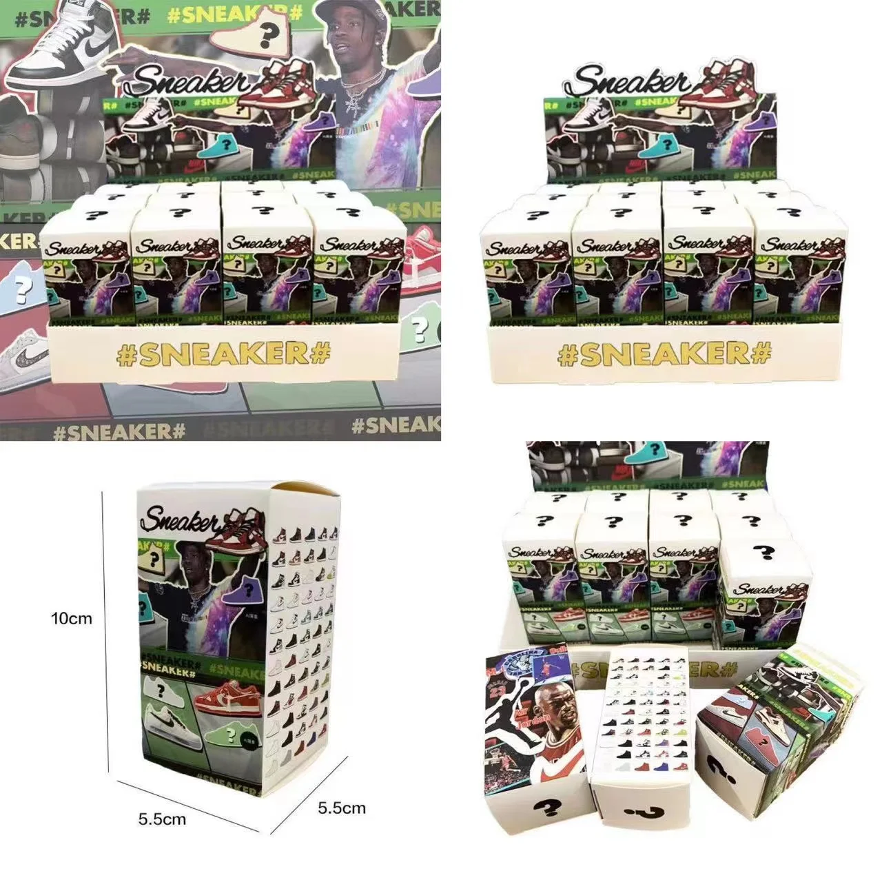 Wholesale Pvc 3d Cute Sneaker Shoe Keychain Surprise Box - Buy Shoe ...