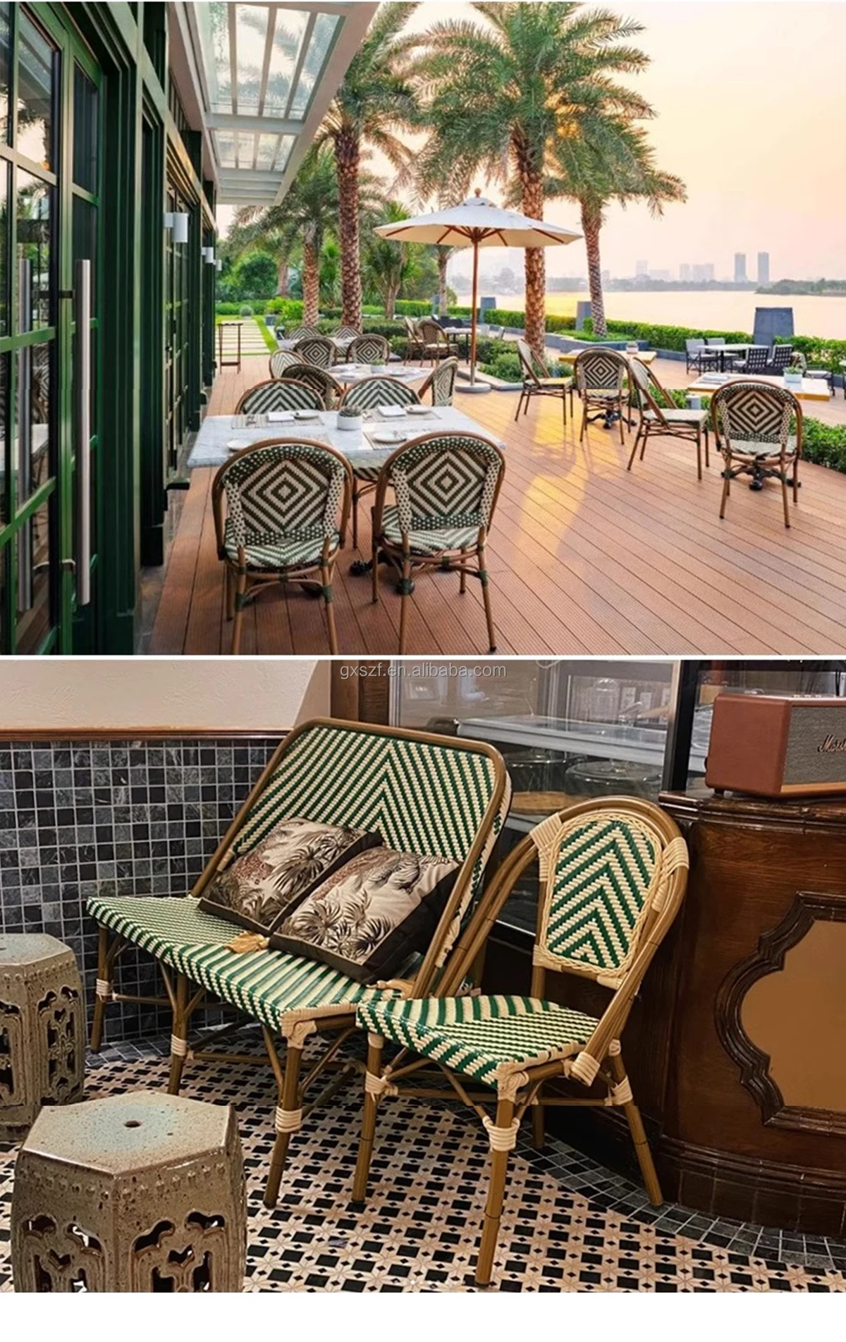 Wholesales Price Outdoor Patio Restaurant Furniture Wicker Pe Rattan ...