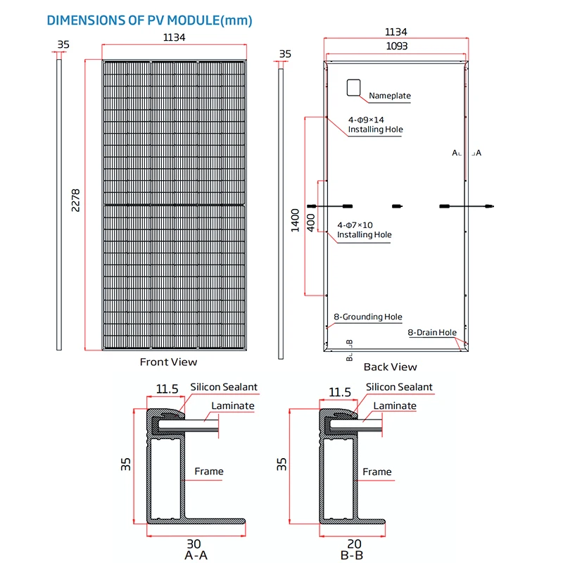 Price Monocrystalline Silicon Portable Trina Tsm-de18 530w-535w-540w-545w-550w Trina Solar ...