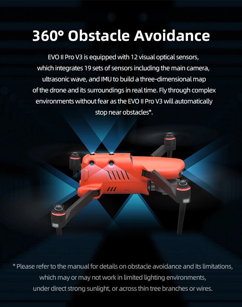 Autel Robotics EVO 2 Pro V3 - 6K HD Drones with Smart Control