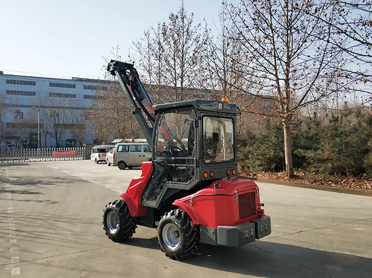 1 Ton Payload Mini Hydraulic Wheel Loader DY840 Telescopic Loader with ...
