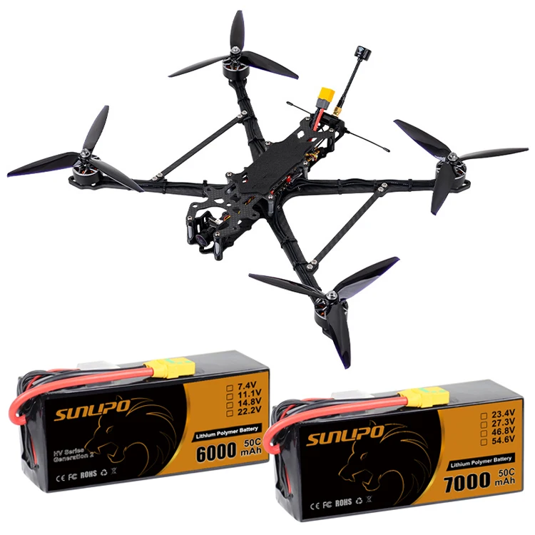 Oem 6s Uav Lipo Battery 22.2v 50c 60c Drone Batteries 4000mah 5000mah ...