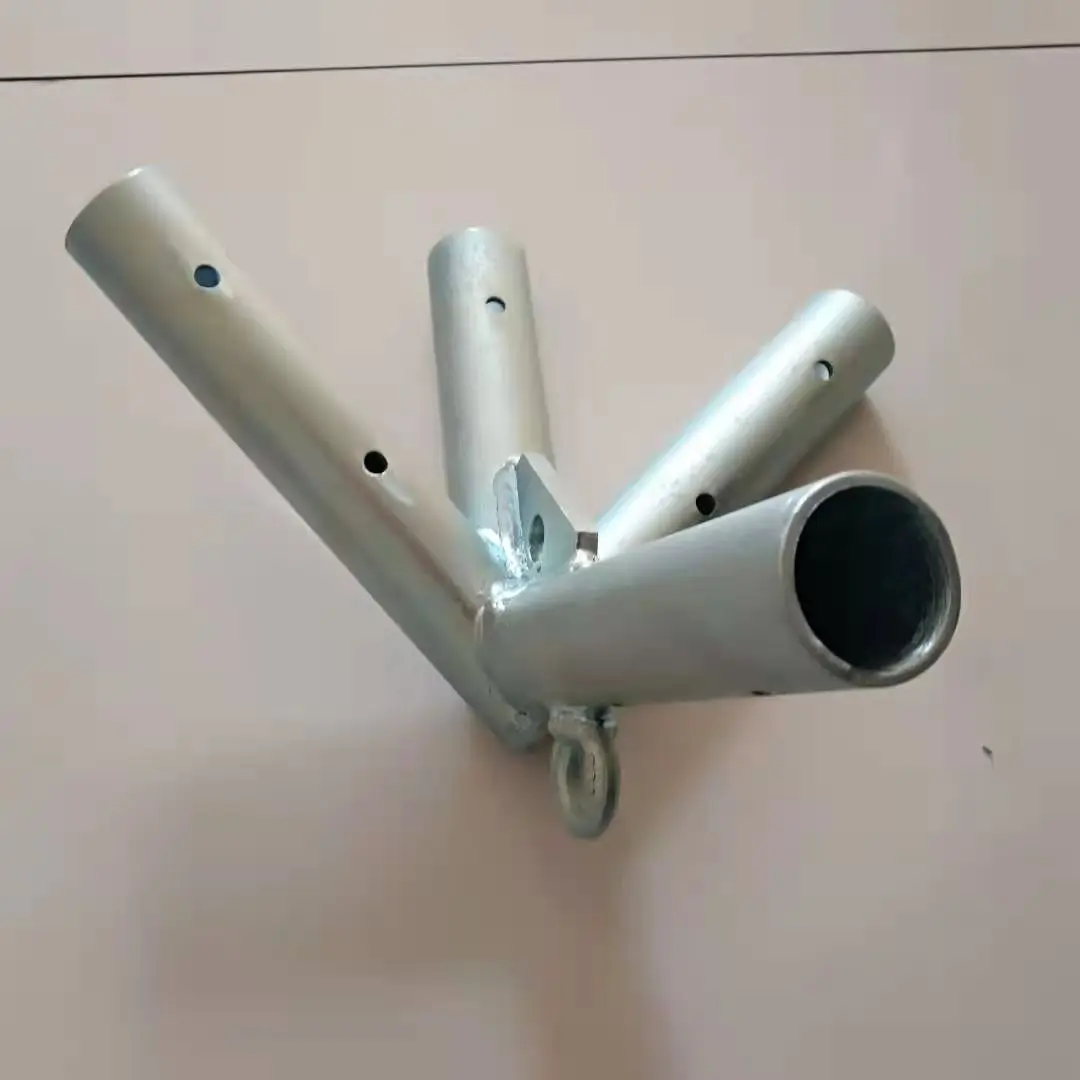 Tent Connector Pipe Fittings - Durable Carbon Steel Foot Connection ...