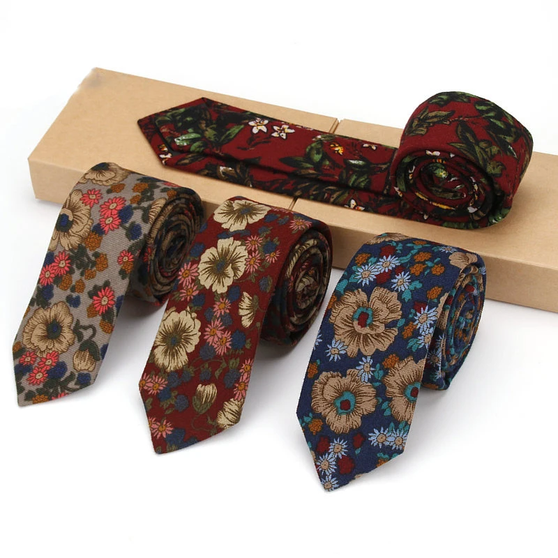 Shop High-Quality 100% Cotton Print Neckties with Private Label